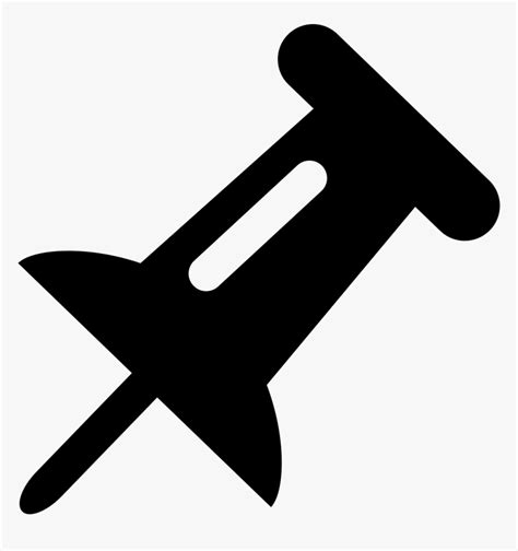 Pushpin Push Pin Svg Hd Png Download Kindpng