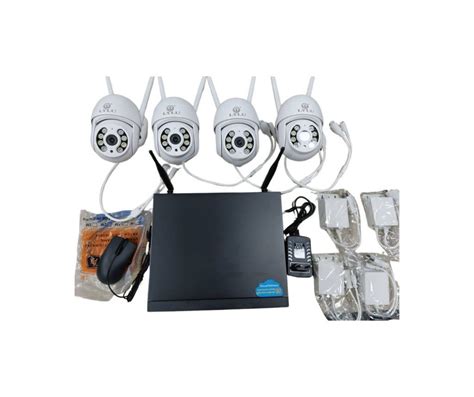 Безжичен Wifi комплект с 4 камери 4К Ultra Hd Dvr за видеонаблюдение гр Видин Вида 2 • Olx Bg