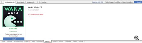 在mt4里从mql5市场上下载安装ea失败 Mql4和metatrader 4 Mql4 算法交易论坛