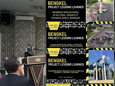 Bengkel Project Lesson Learned Pll Jkr Pahang Tahun 2023 Portal