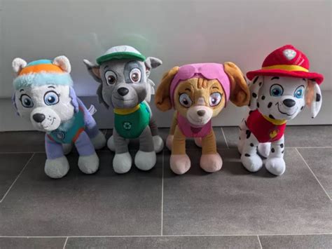 Paw Patrol Marshall Skye Rocky And Everest Plush Toys Bundle £2400