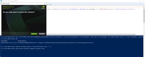Powershell Silently Uninstall Nvidia Display Driver Using Uninstall