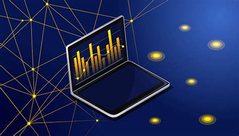 아이소메트릭 노트북 모니터 통계 분석 다이어그램 및 그래프에 따라 표시 합니다 사업 보고서 벡터 배경 추상 그림에 대 한 그래프의 분석 0명에 대한 스톡 벡터 아트 및 기타