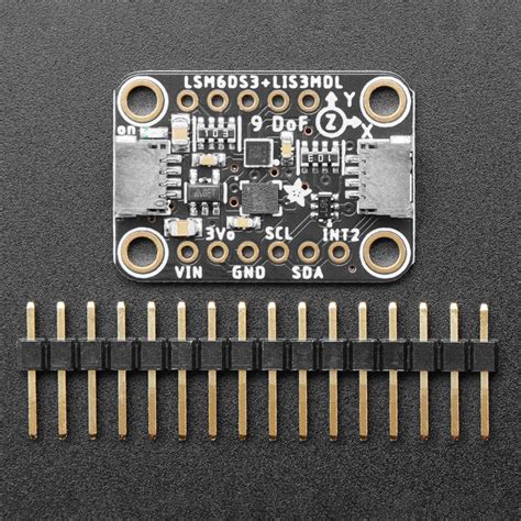 Adafruit Lsm6ds3tr C Lis3mdl Precision 9 Dof Imu Stemma Qt