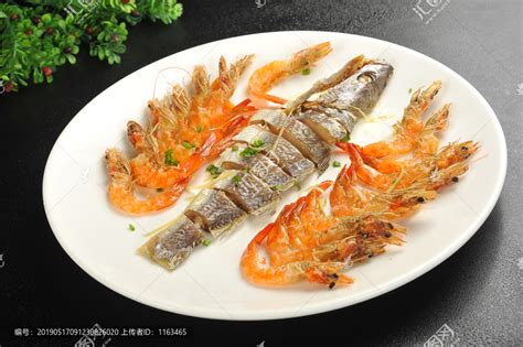 台山海味蒸鱼虾干 中国菜系 食品餐饮 摄影素材 汇图网www huitu
