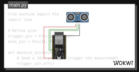 Esp32 Ultra Sonic Sensor Copy Wokwi Esp32 Stm32 Arduino Simulator