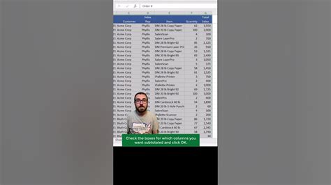 How To Get Subtotals In Excel Workhacks Exceltips Excel Youtube