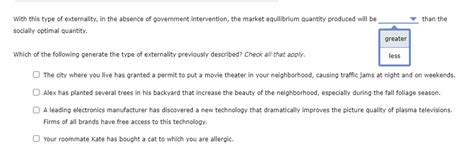 Solved 1 Externalities Definition And Examples An