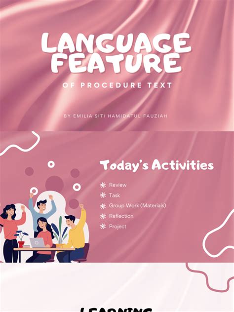 Language Feature Procedure Text Pdf