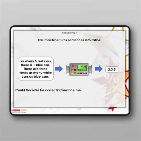 Year 6 Introducing The Ratio Symbol Modelling Powerpoint Resource Classroom Secrets