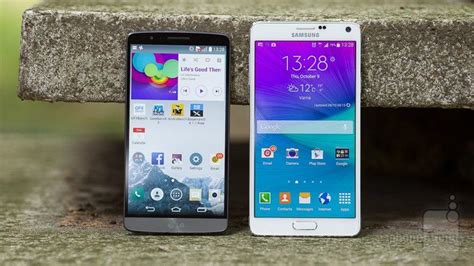 Samsung Galaxy Note Vs Lg G Phonearena