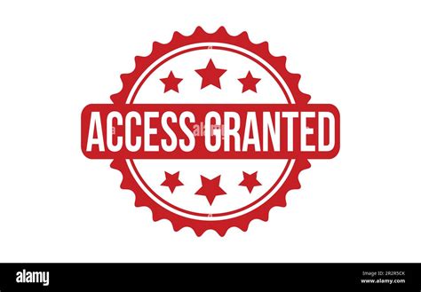 Access Granted Rubber Stamp Seal Vector Stock Vector Image And Art Alamy