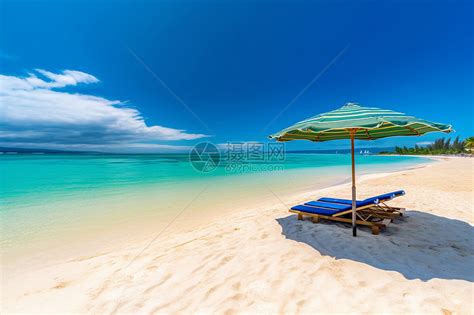 阳光明媚的沙滩高清图片下载 正版图片600234741 摄图网