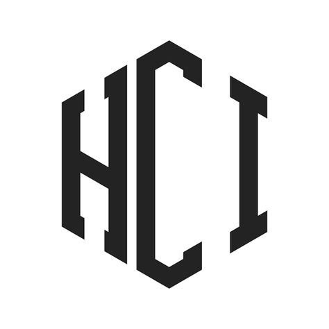 Premium Vector Hci Logo Design Initial Letter Hci Monogram Logo Using