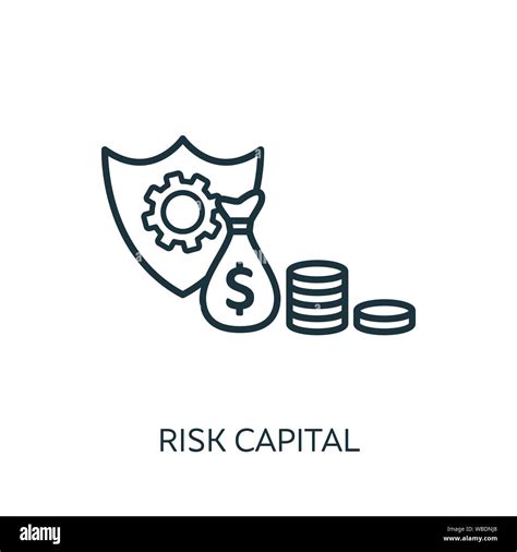 Risk Capital Outline Icon Thin Line Concept Element From Risk