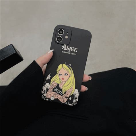 앨리스 프린세스 흑화한 공주 케이스 아이폰 15 14 13 12 11 프로 프로맥스 에이블리