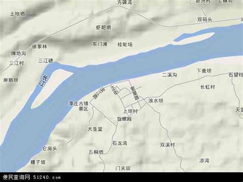 宜宾李庄古镇地图 庄古镇景区 庄古镇地形图 第12页 大山谷图库