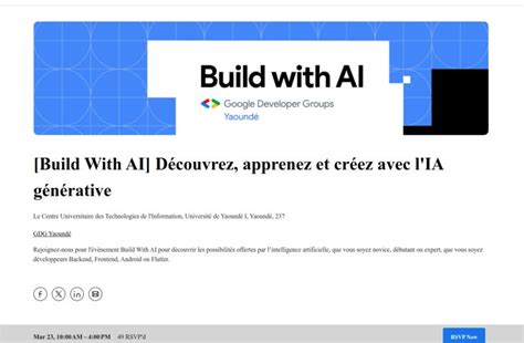 Kongnyuy Livingston On Linkedin Aievent Gdgyaounde Artificialintelligence Knowledgesharing