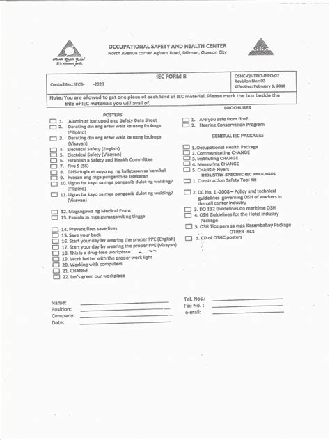 Iec Form B Iec Materials Pdf