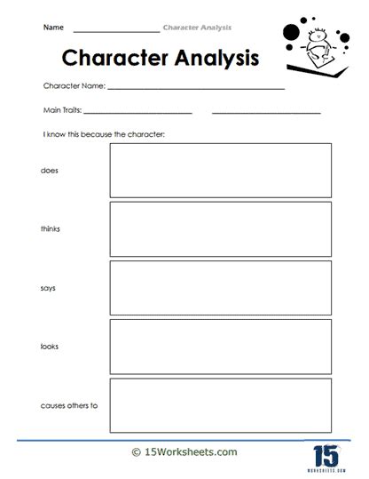 Character Worksheets Worksheets Library