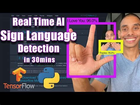 Free Video Real Time Sign Language Detection With Tensorflow Object Detection And Python Deep
