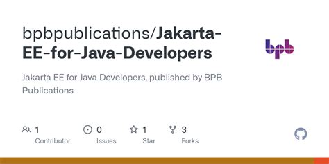 GitHub Bpbpublications Jakarta EE For Java Developers Jakarta EE For