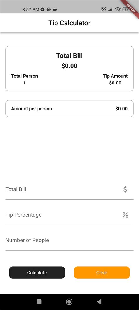 Github Taiseer517 Tipcalculator An App For Splitting The Bill Evenly