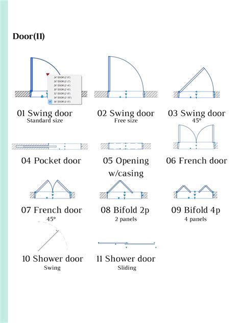 AutoCAD Dynamic Windows And Doors Blocks CAD Interiors