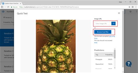 Test And Retrain A Model Custom Vision Service Azure Ai Services