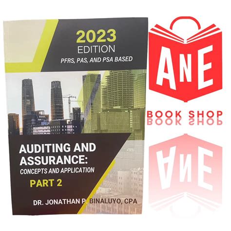 Authentic 2023 Edition Auditing And Assurance Concepts And Applications Part 2 By Sir Binaluyo
