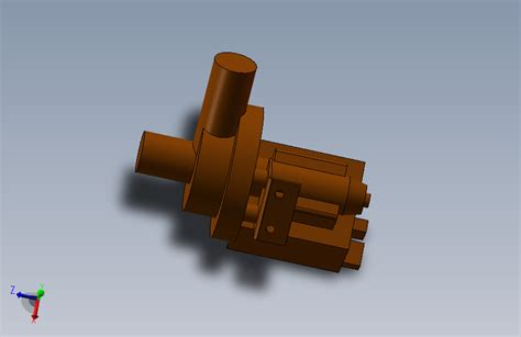 废水排水泵solidworks 2014模型图纸下载 懒石网