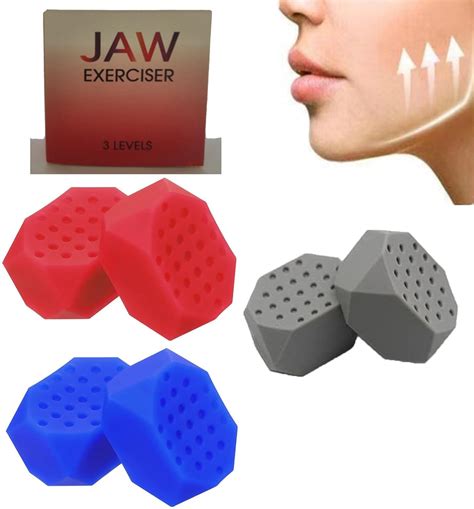 Amazon Com Sushenwe Jaw Exerciser For Men Women Pcs Jaw Trainer Silicone Face Chew Jawline