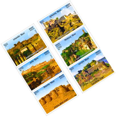 29 12 2018 Hill Forts Of Rajasthan Unesco World Heritage Sites In India Miniature Sheet Buy