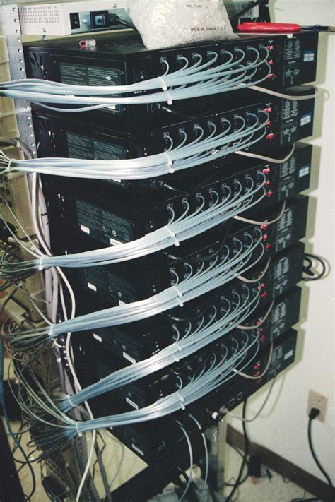 After An Old Modem Bank In A Small PoP Was Updated To The USRobotics Modem Unit Each