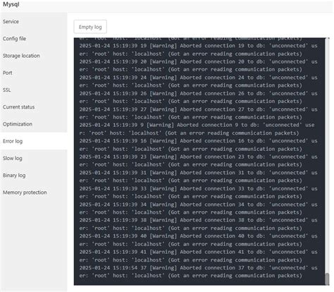 how to resolve db unconnected user root host localhost
