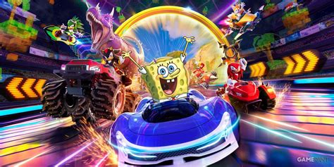 Sonic Racing Crossworlds Leak Reveals Spongebob Characters And More