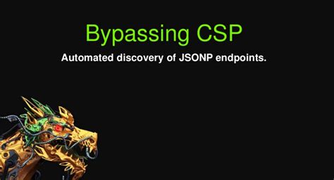 Jsonbee A Ready To Use Jsonp Endpointspayloads To Help Bypass
