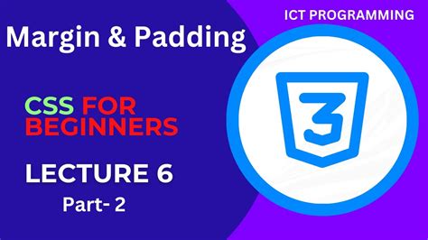Css Tutorial 6 Margin And Padding In Css Web Development Tutorial Lecture 6 Part 2 Youtube