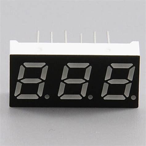 Achetez en gros Affichage Led à Segments à Trois Chiffres à Anode Commune Rouge Chine et