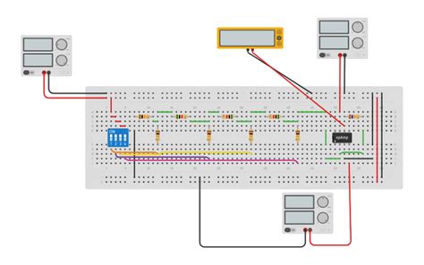 Circuit Design Dac Tinkercad