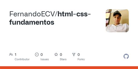 GitHub FernandoECV Html Css Fundamentos