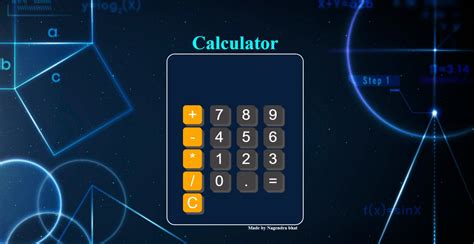 Nagendra Bhat On Linkedin Frontend Webdev Css Html Calculator Codsoft Javascript