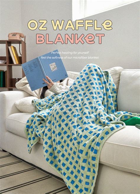 담요·블랭킷 New 귀여운 오즈 와플 보들보들 양면 극세사 담요 블랭킷 3size 오늘의집 쇼핑