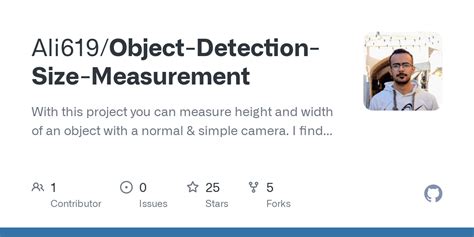 Object Detection Size Measurementmeasureobjectsizecamerapy At
