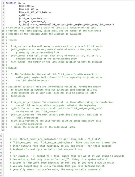 Solved In Addition To Standard Matlab Functions Your Code Chegg