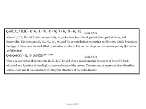 Network Design Implications Of Qos And Qoe Pdf Computer Networking