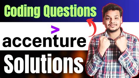 Accenture Previous Year Coding Questions Latest Accenture Coding