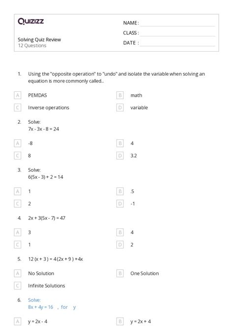 50 Addition And Inverse Operations Worksheets For 1st Year On Quizizz Free And Printable