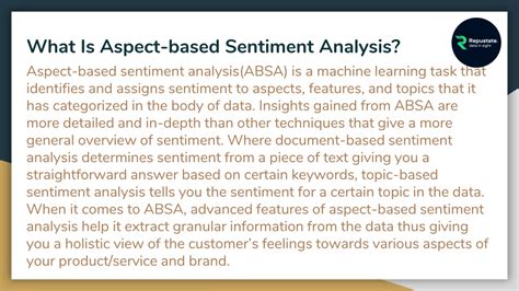 Ppt Aspect Based Sentiment Analysis Powerpoint Presentation Free Download Id11150802