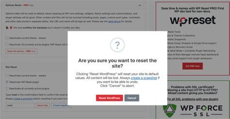 How To Reset Your Wordpress Database To Default Settings Wedevs